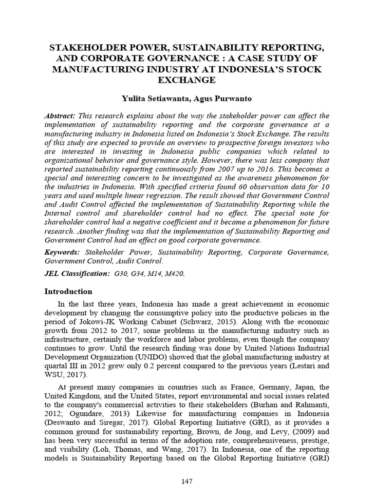 Stakeholder Power | PDF