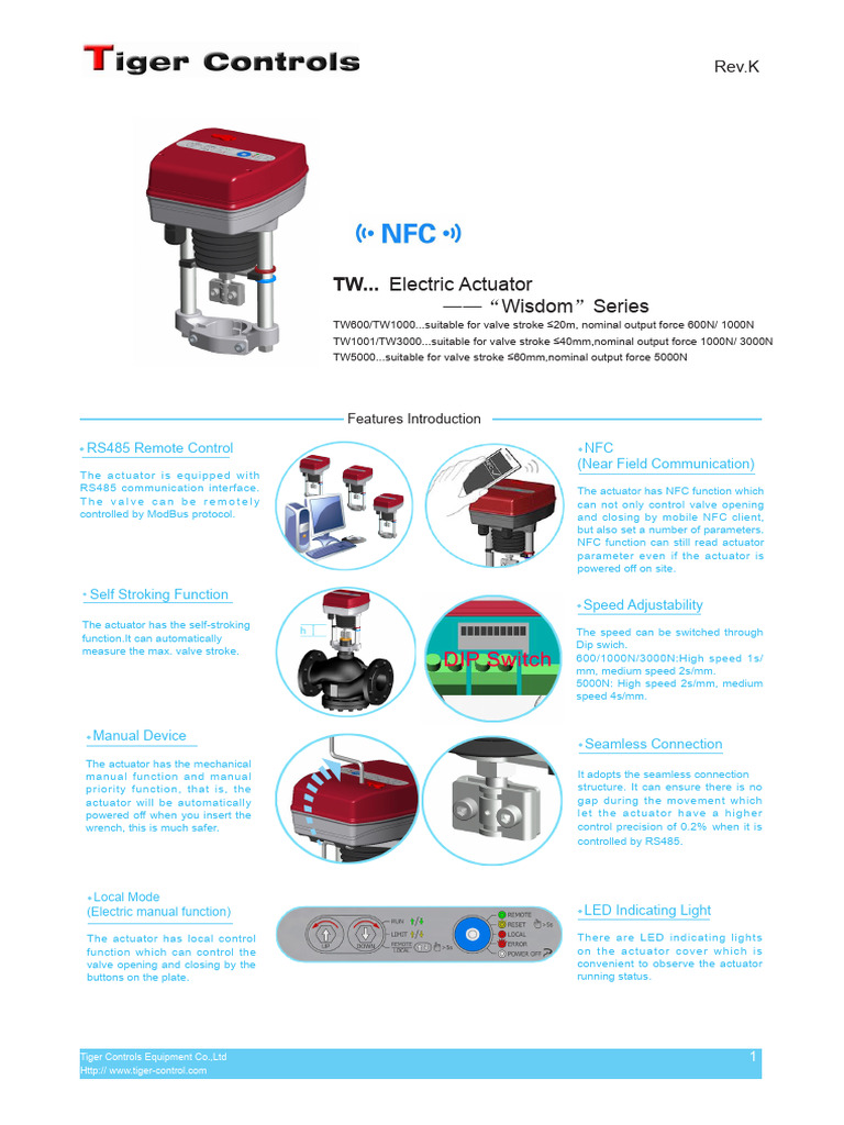 Actuator_tw_en Tiger | PDF