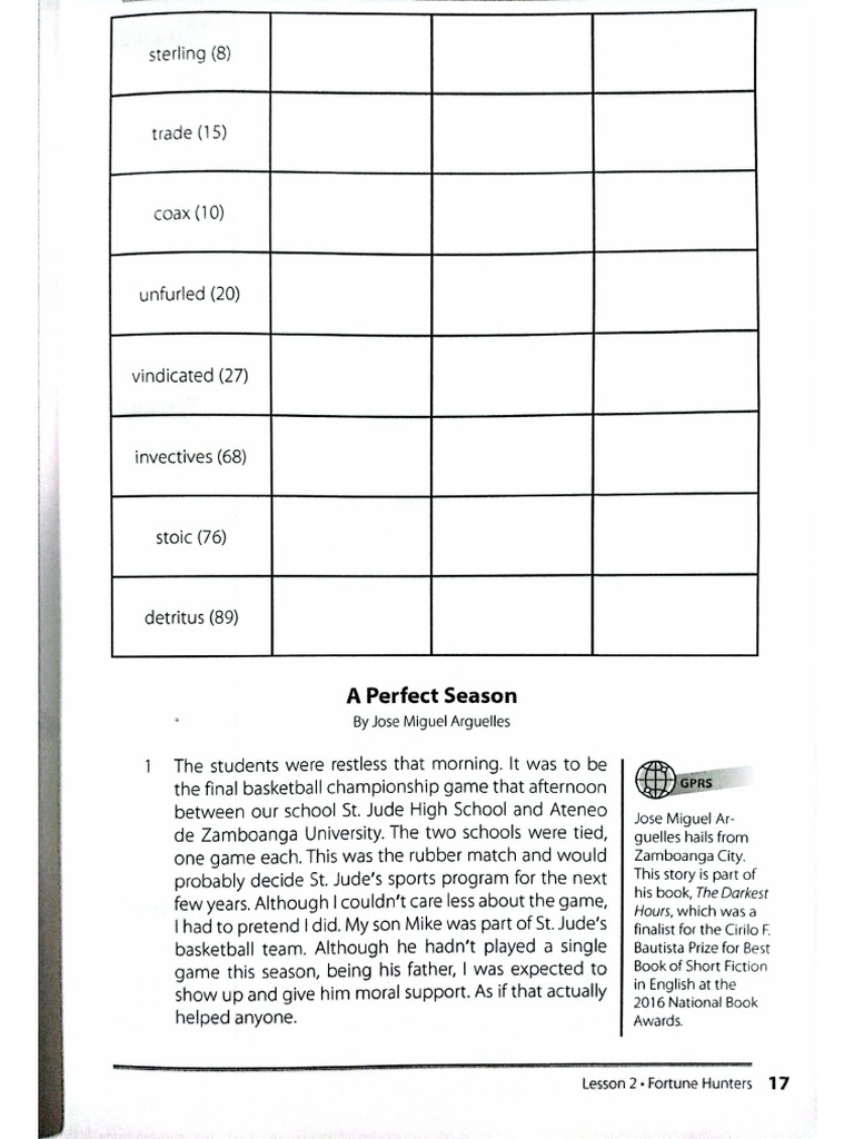 A Perfect Season | PDF