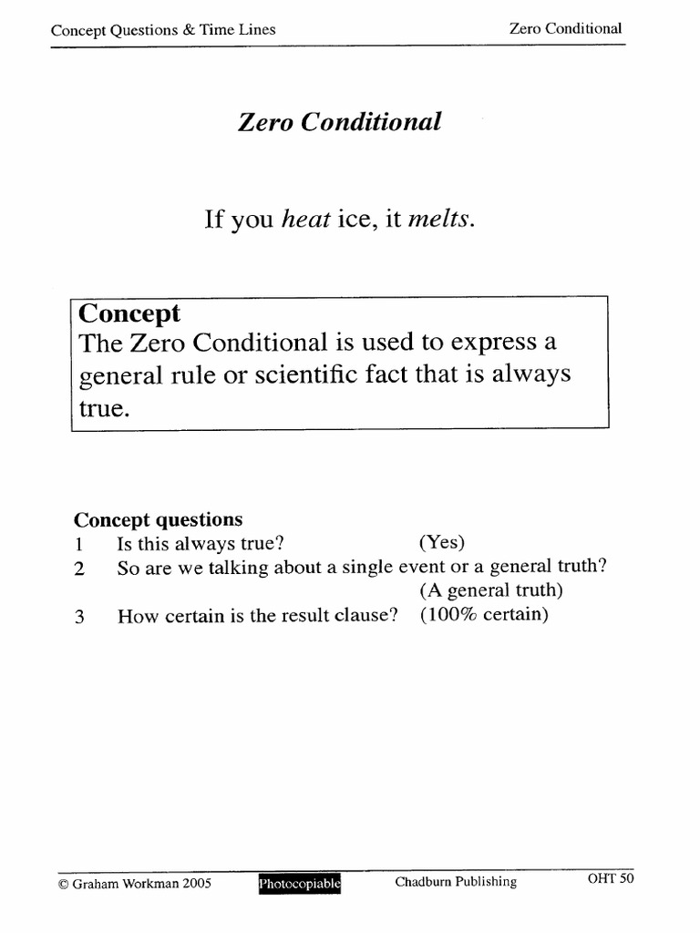 Conditionals CCQ | PDF