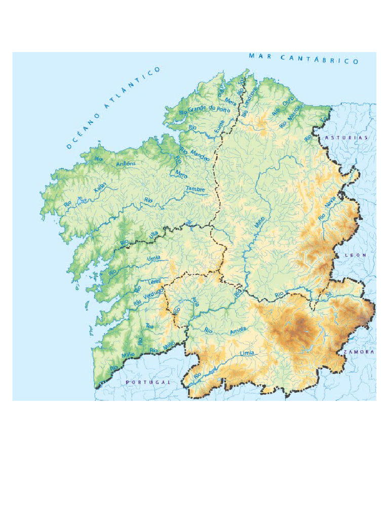 Mapa Galicia | PDF