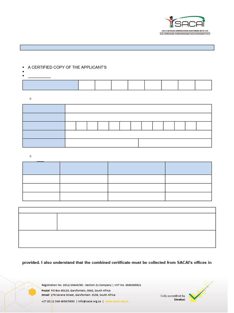 Application For Combination of NSC Results 2024 May | PDF