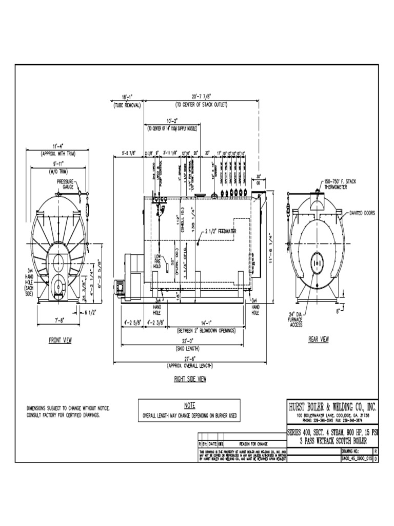Steam Boiler Schematic-New | PDF