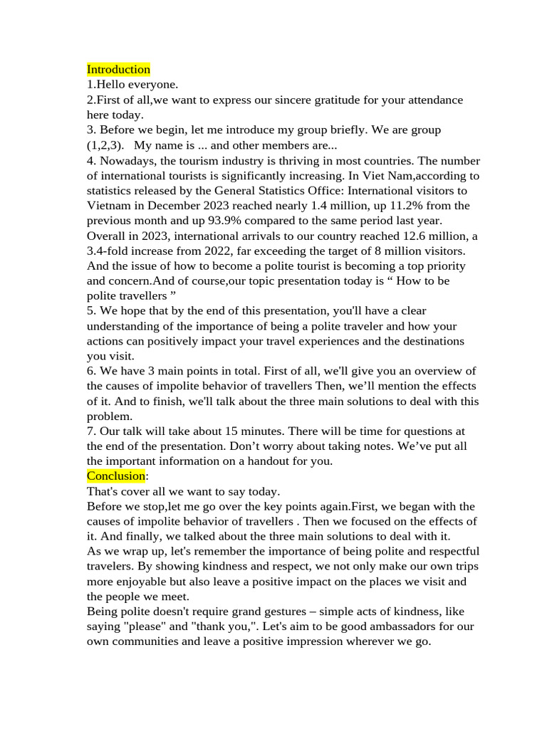 Introduction Conclusion Pdf