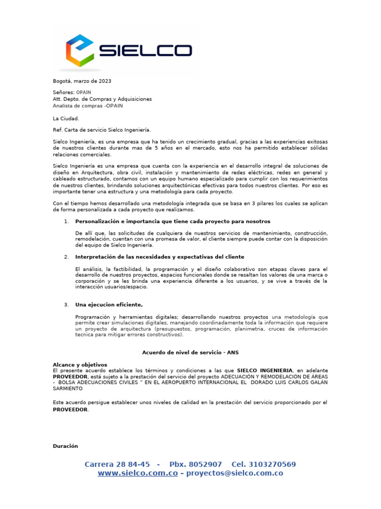 CARTA ANS OPAIN | PDF