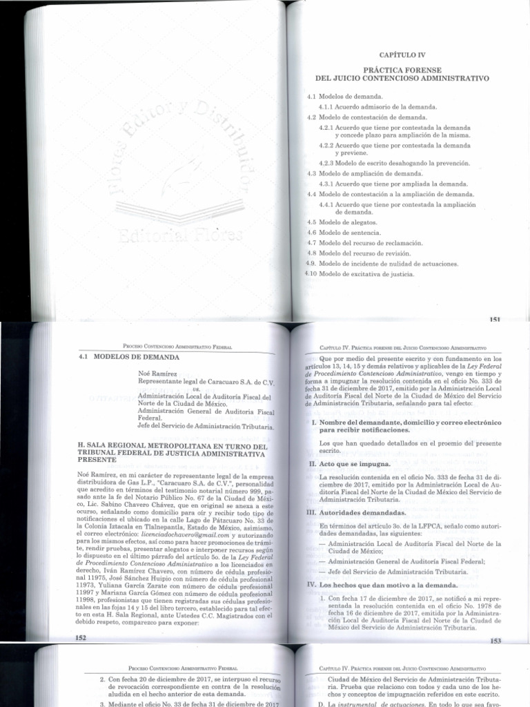 Proceso Contencioso Administrativo Federal, Capítulo Iv | PDF