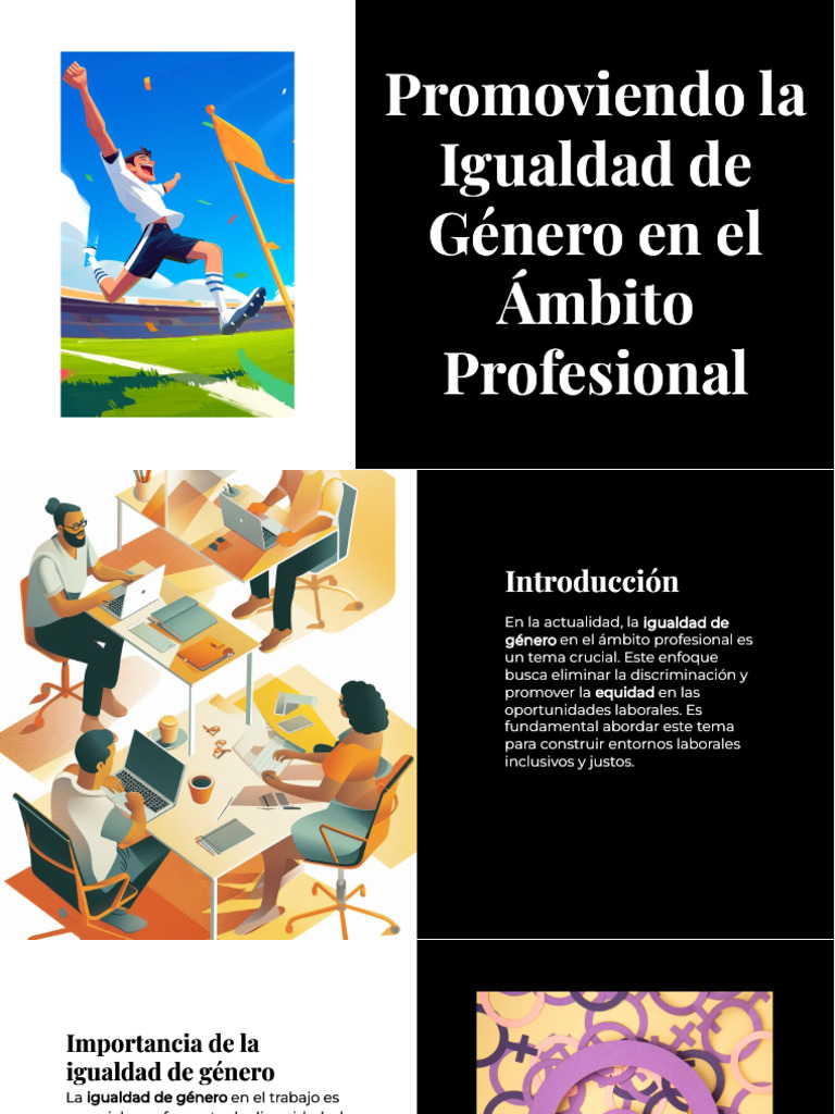 Promoviendo La Igualdad de Genero en El Ambito Profesional | PDF