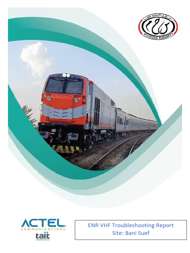 ENR VHF Troubleshooting Report - Bani Suef | PDF