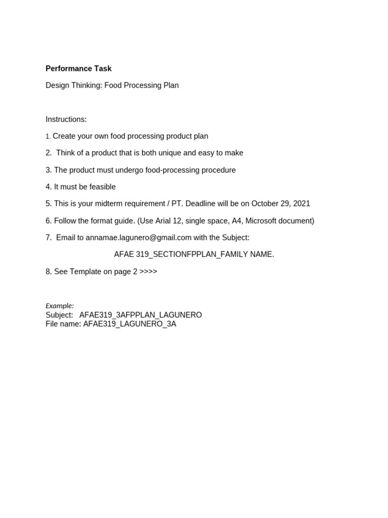 Food-Processing-Plan | PDF