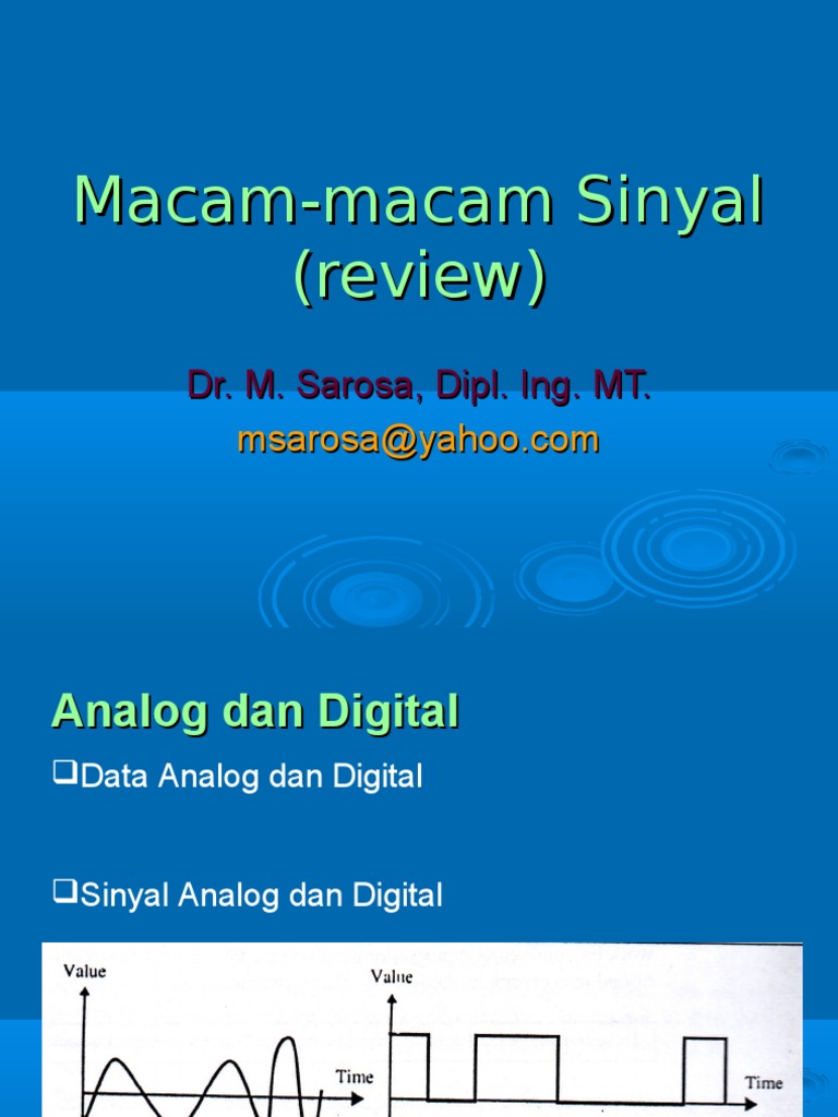 Macam-Macam Jenis Sinyal | PDF