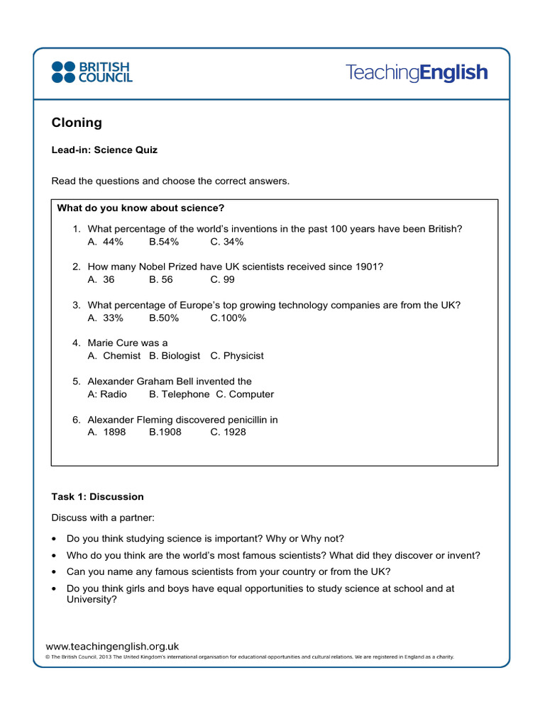 Cloning Students | PDF
