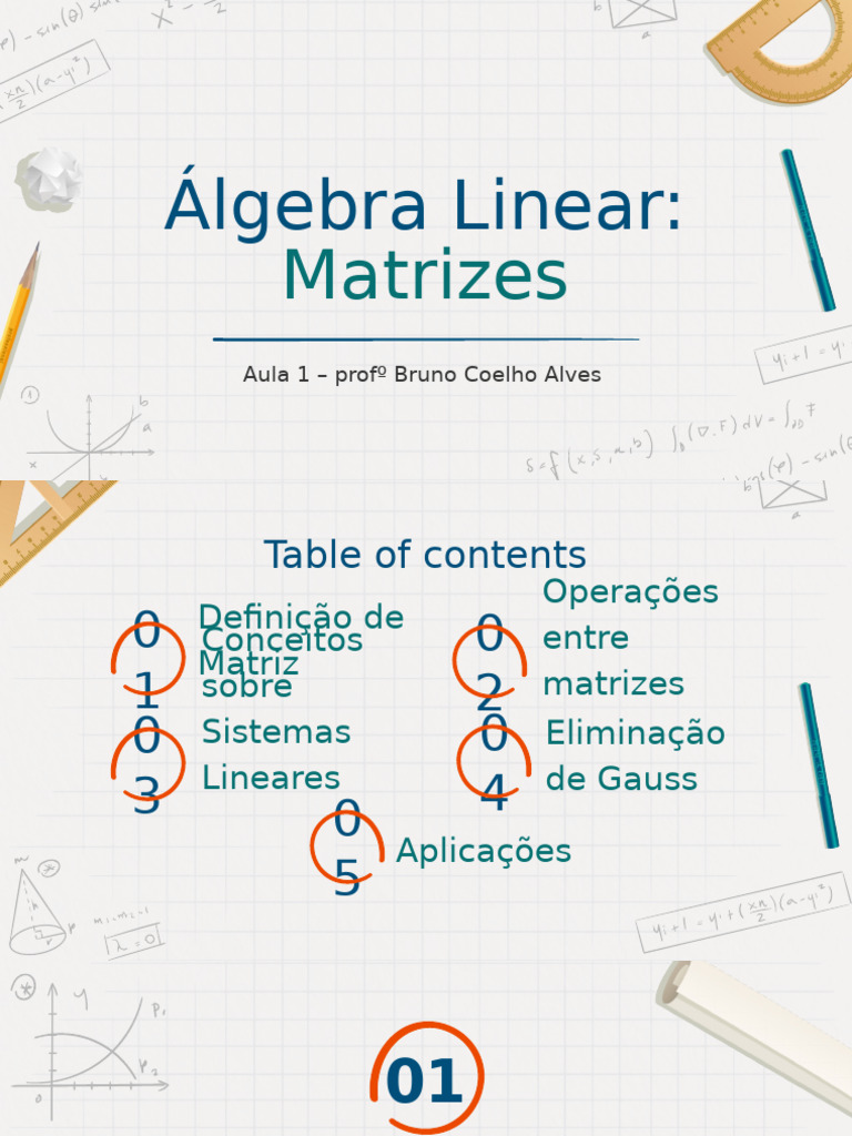 Algebra Linear Aula 1 | PDF