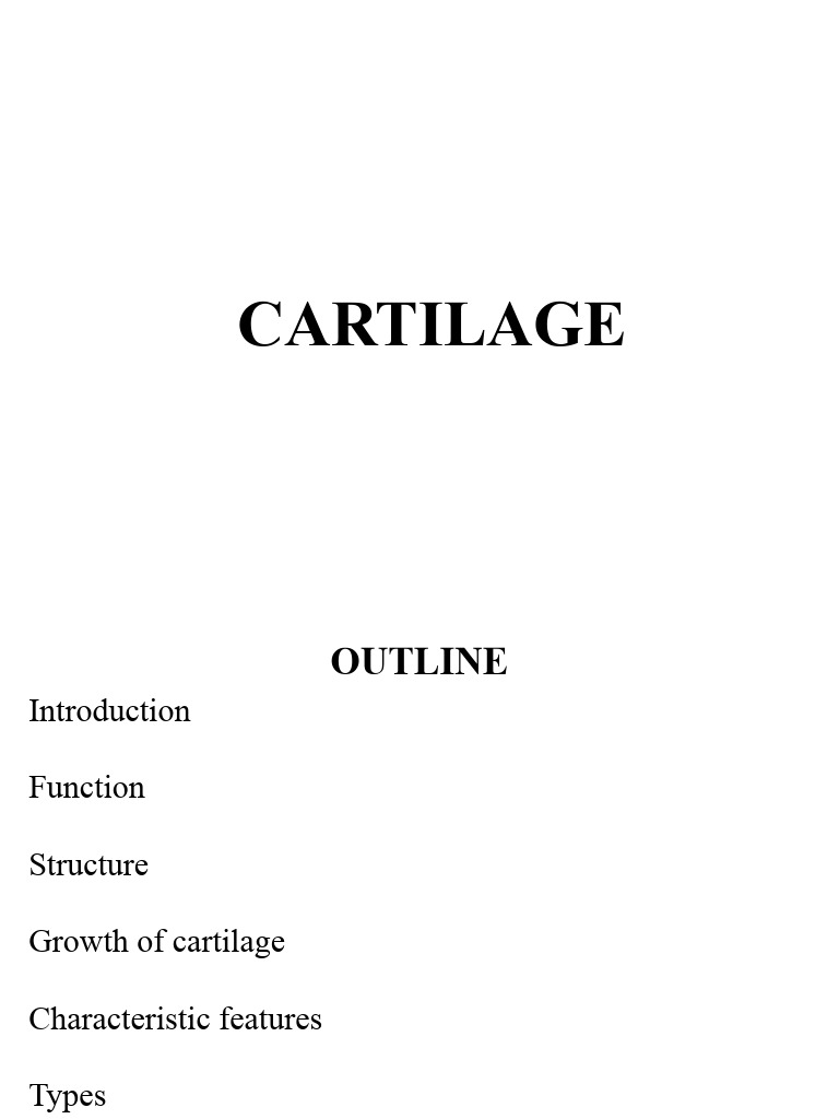 Cartilage | PDF