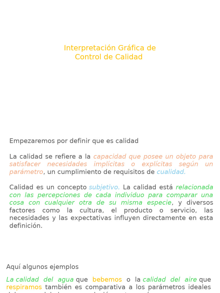Htas Basicas de Calidad | PDF