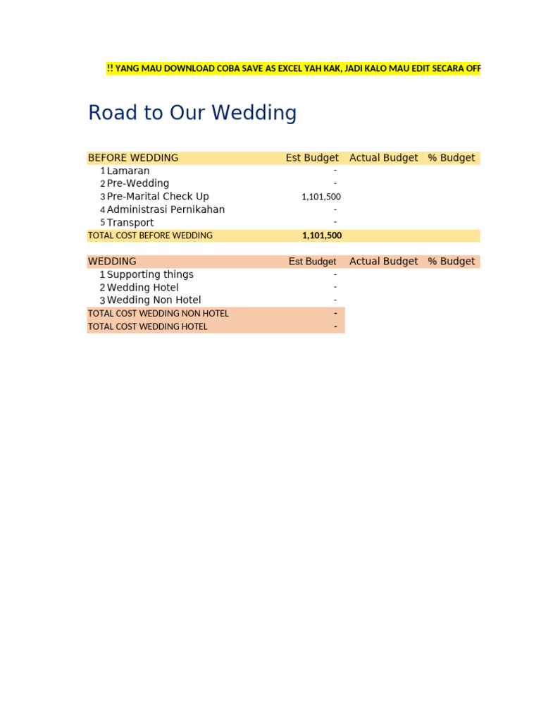 Shared - Wedding Planner and Tracking | PDF