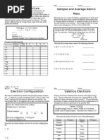 Atomic Model Project Rubric | PDF | Atoms | Proton