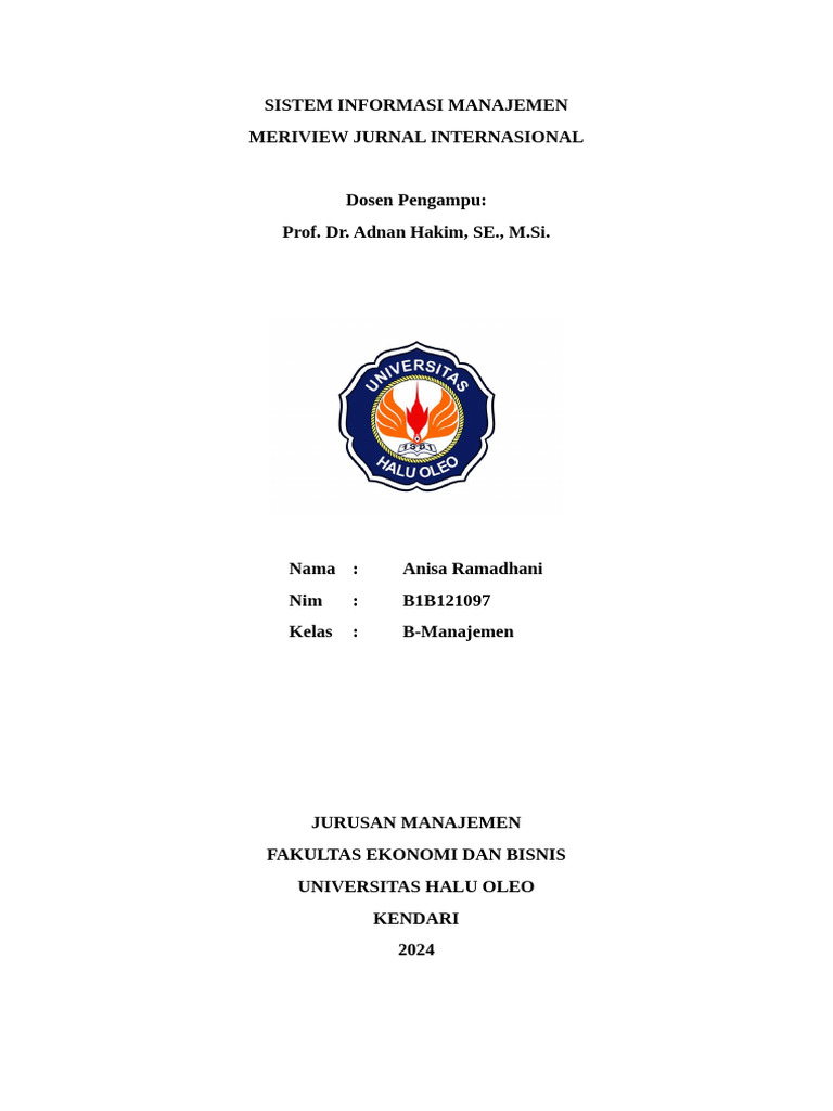 tugas sim review jurnal | PDF