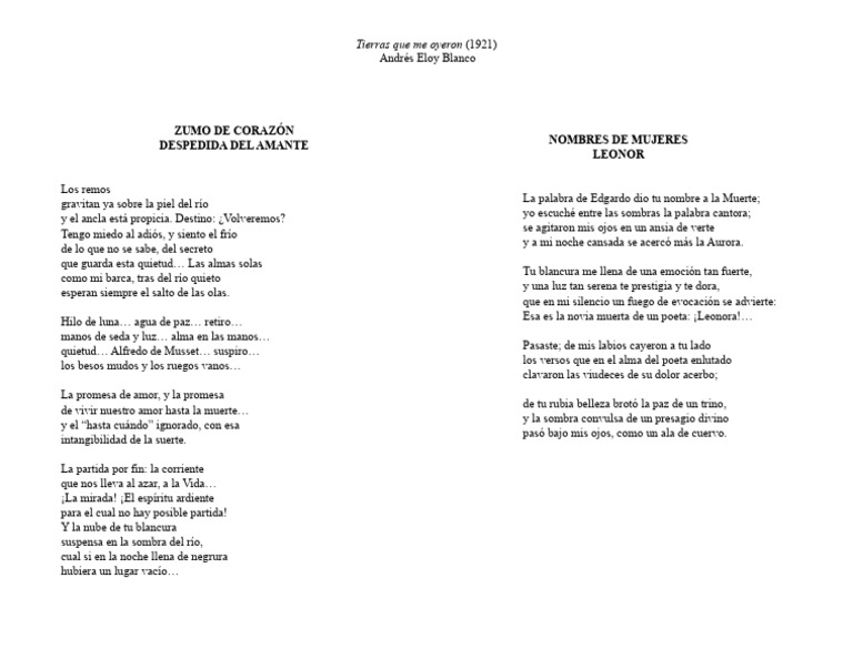 Andrés Eloy Blanco | PDF