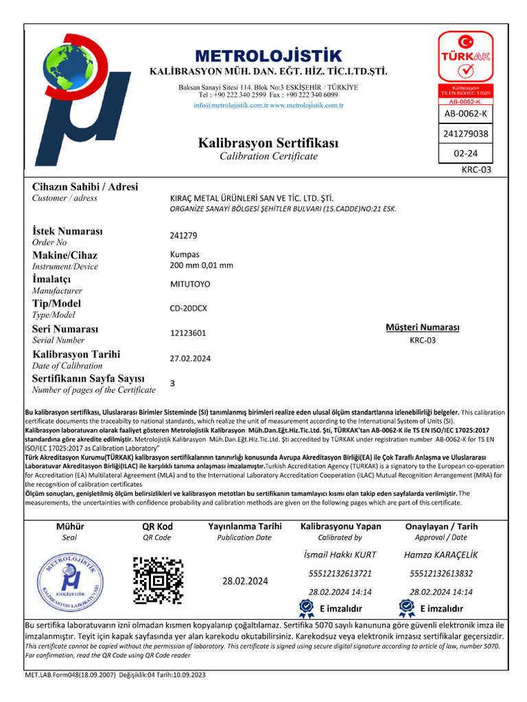 PSP-PI-06_CALIBRATION | PDF