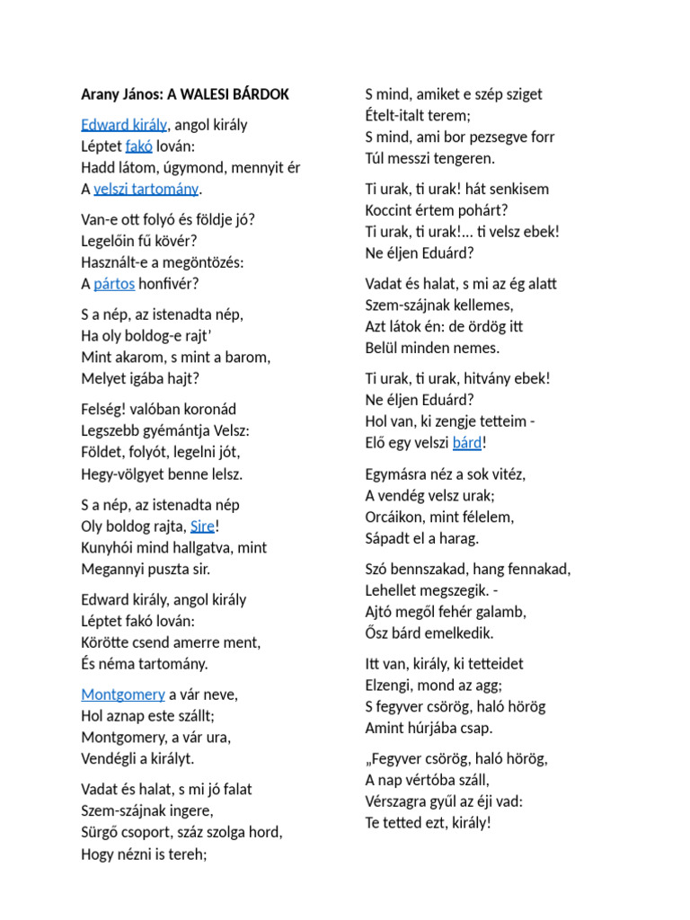 Walesi Bárdok | PDF