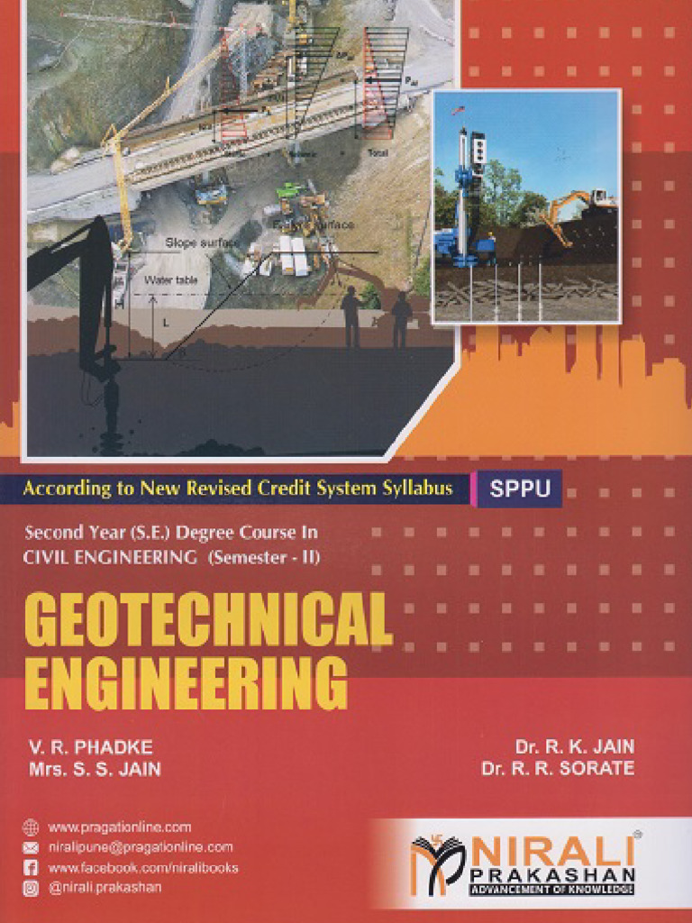 GEOTECHNICAL ENGINEERING (SY (SE) Degree Course in Civil Engineering ...
