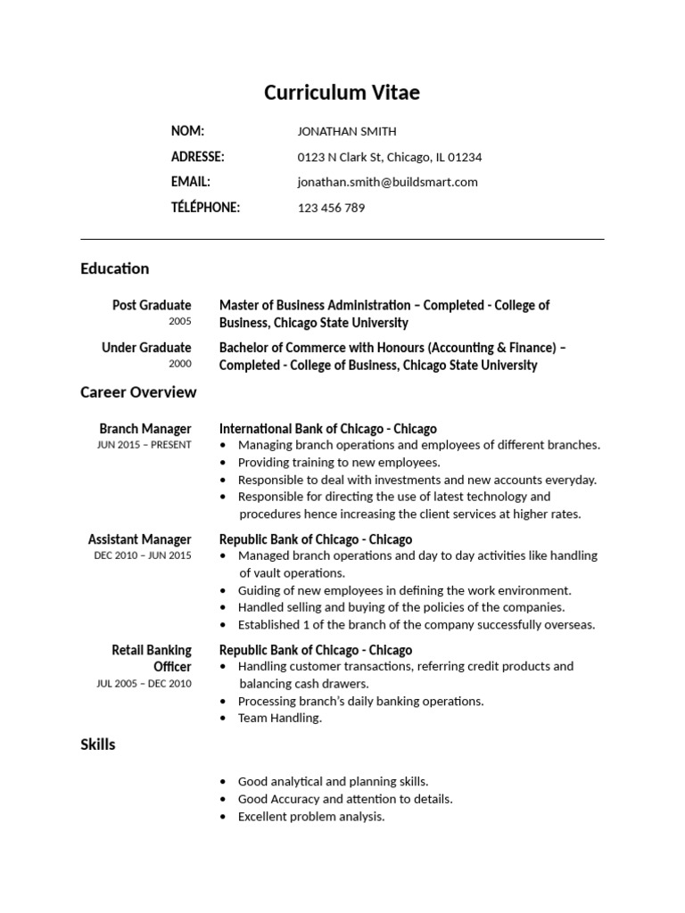 Default Resume | PDF