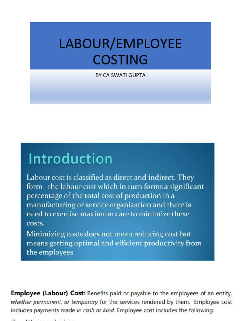 3A. Employee Costing | PDF