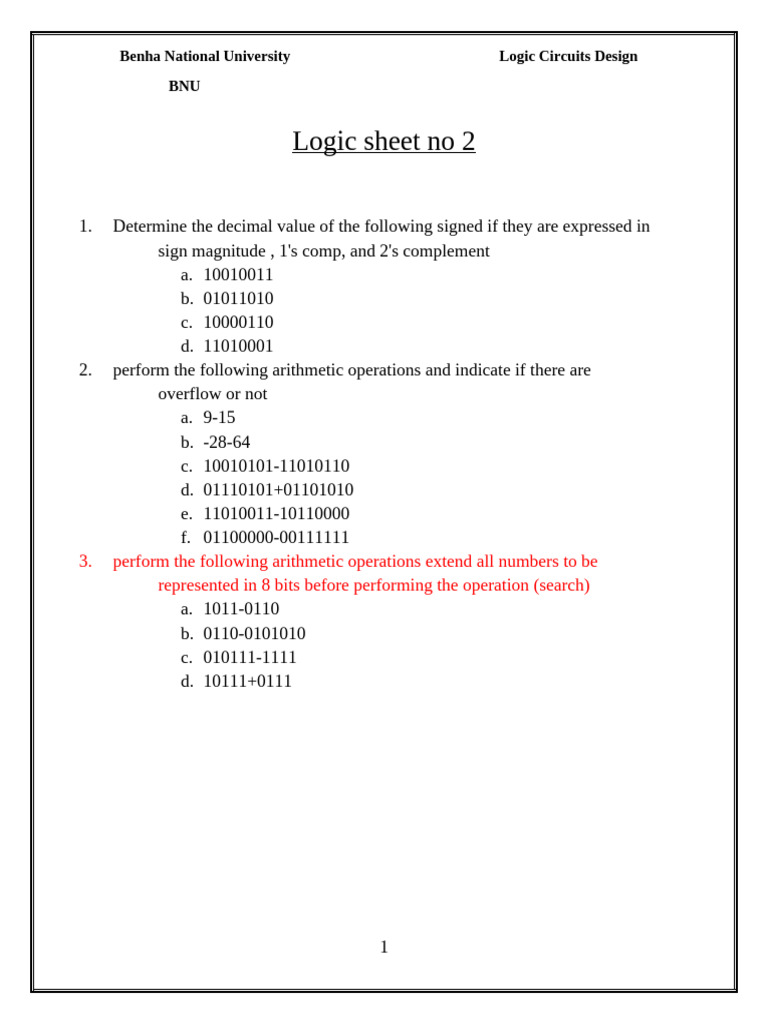 Sheet 2 | PDF