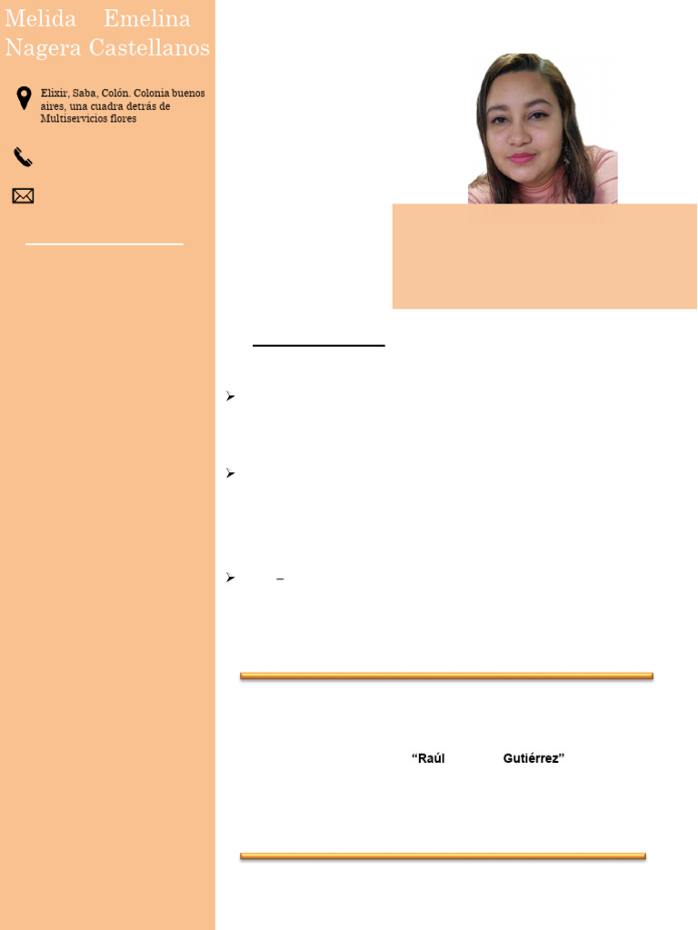 Curriculum Melida Nagera C. | PDF