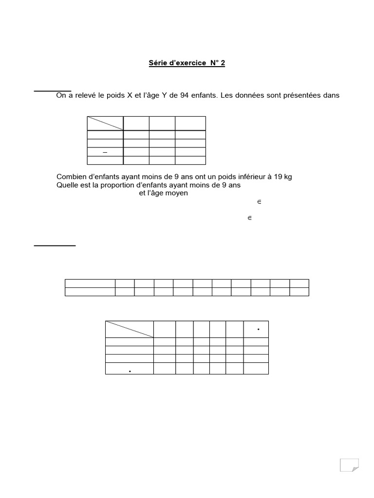 Serie 2 Stat Double | PDF