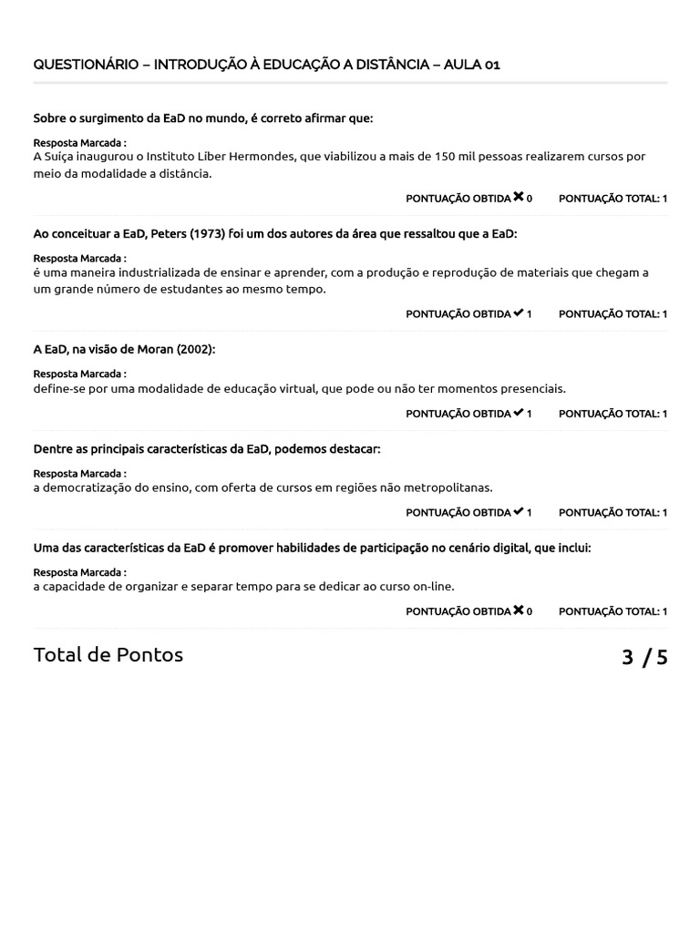 01 Questionario | PDF