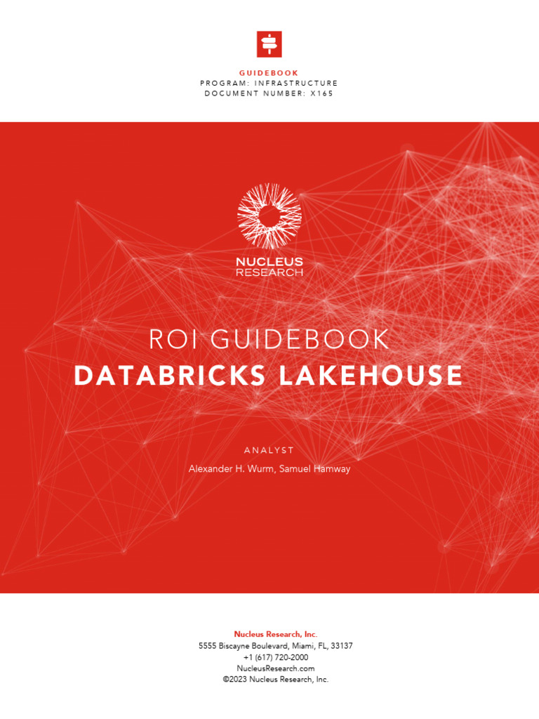Databricks Roi Guidebook | PDF | Cloud Computing | Ibm Db2