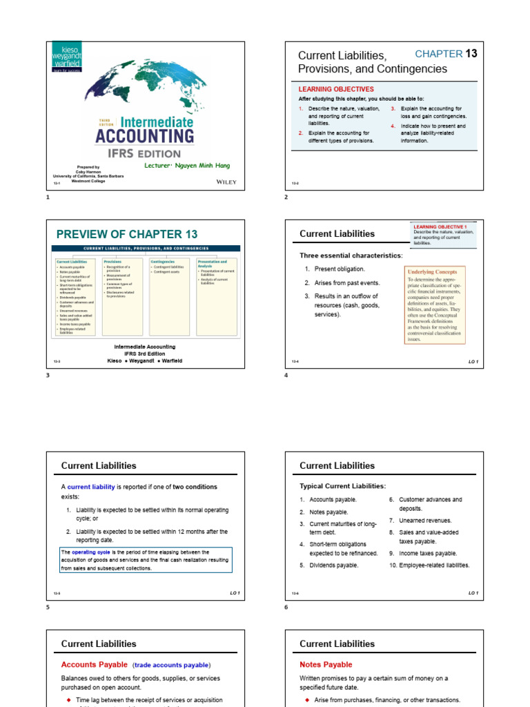Bai 1 - Provision, Contingent Liabilities and Assets - Student | PDF