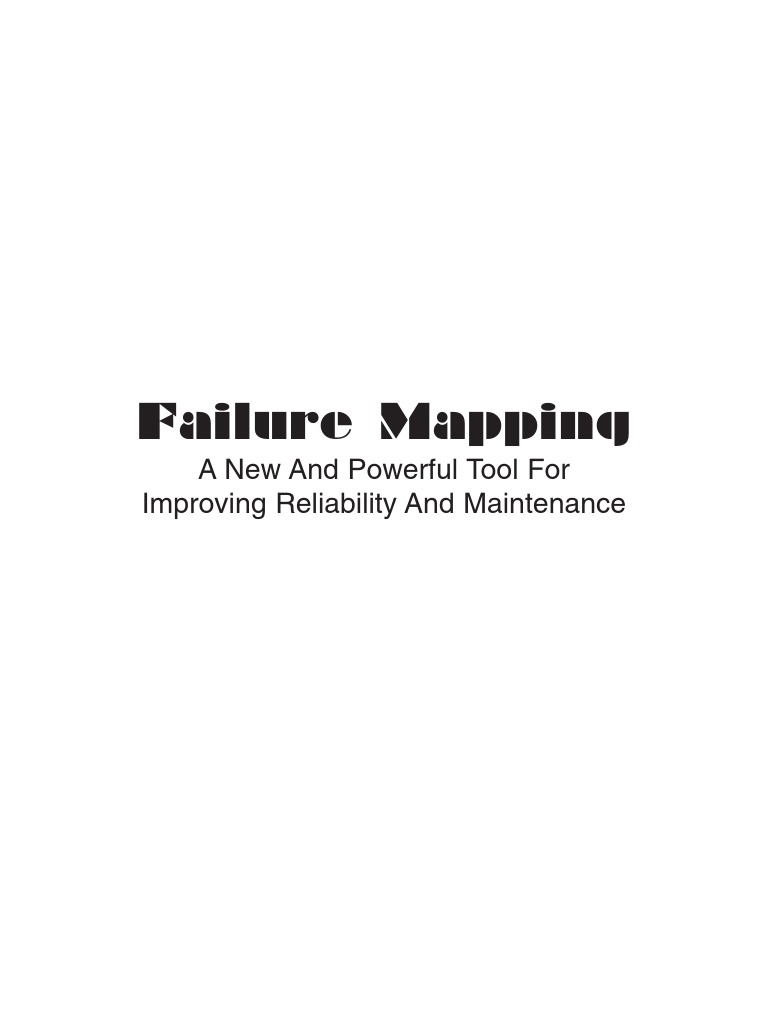 Failure Mapping | PDF | Reliability Engineering | Scientific Method