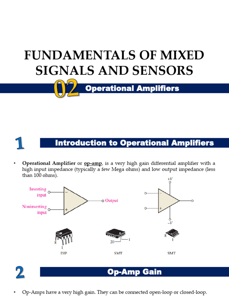 02 Operational Amplifiers | PDF