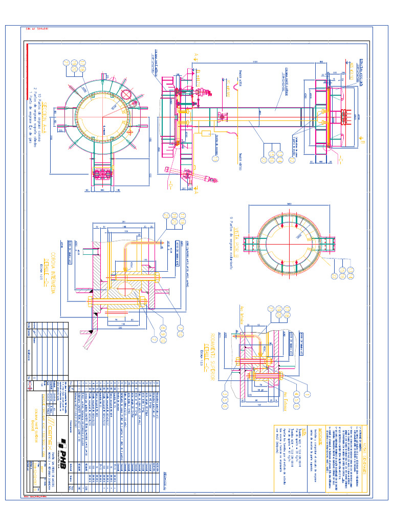 E Descargas Upper Bearing Detail Layout2 | PDF