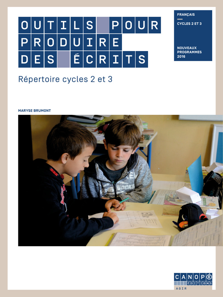 Outils Pour Produire Des Écrits | PDF