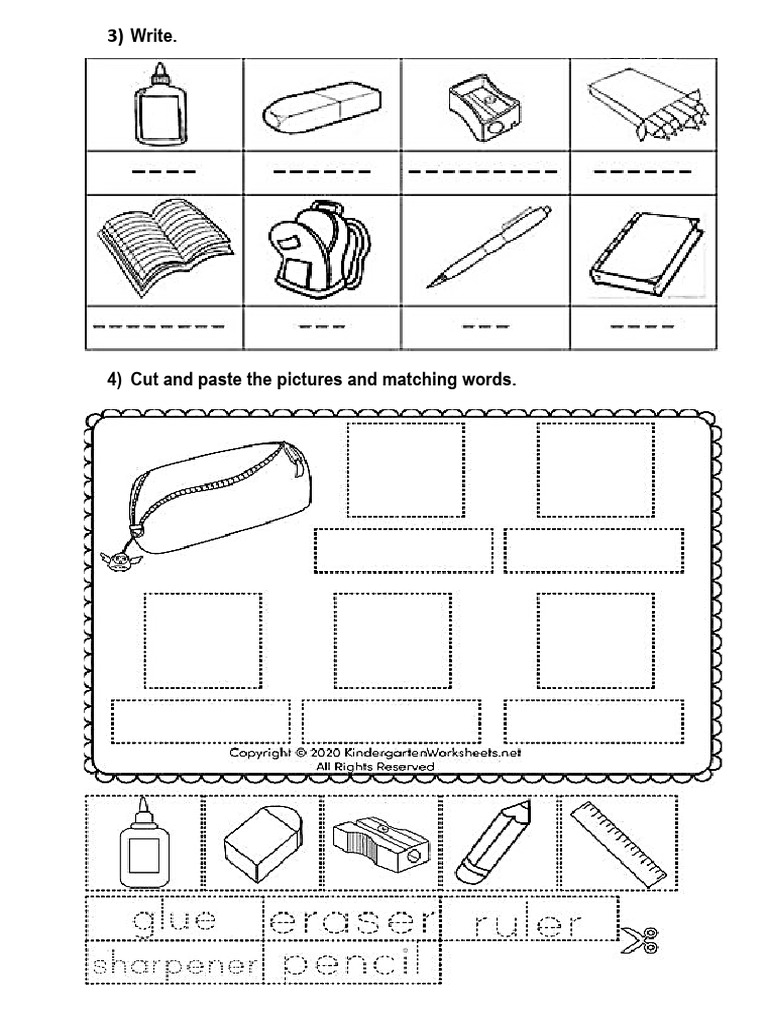 INGLÉS 3er GRADO 1unidad PARTE 3 | PDF