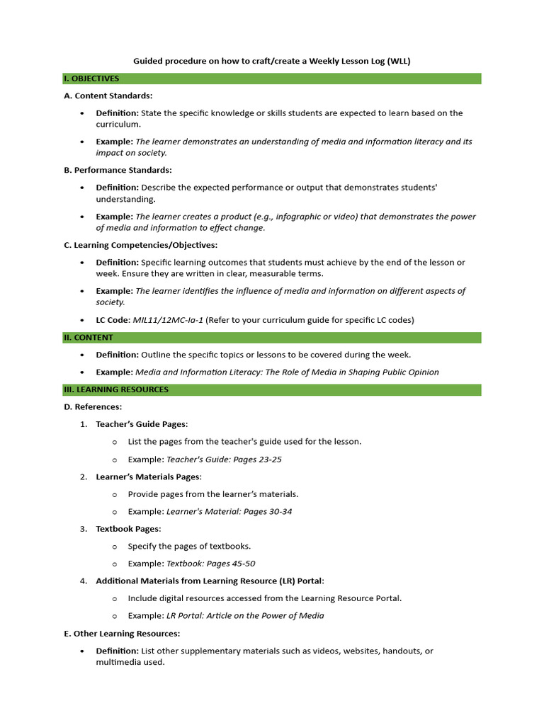 Guided Procedure On How To Craft WLL | PDF
