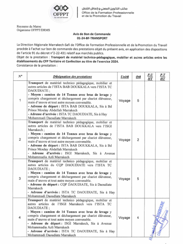 01 24 BF Transport | PDF
