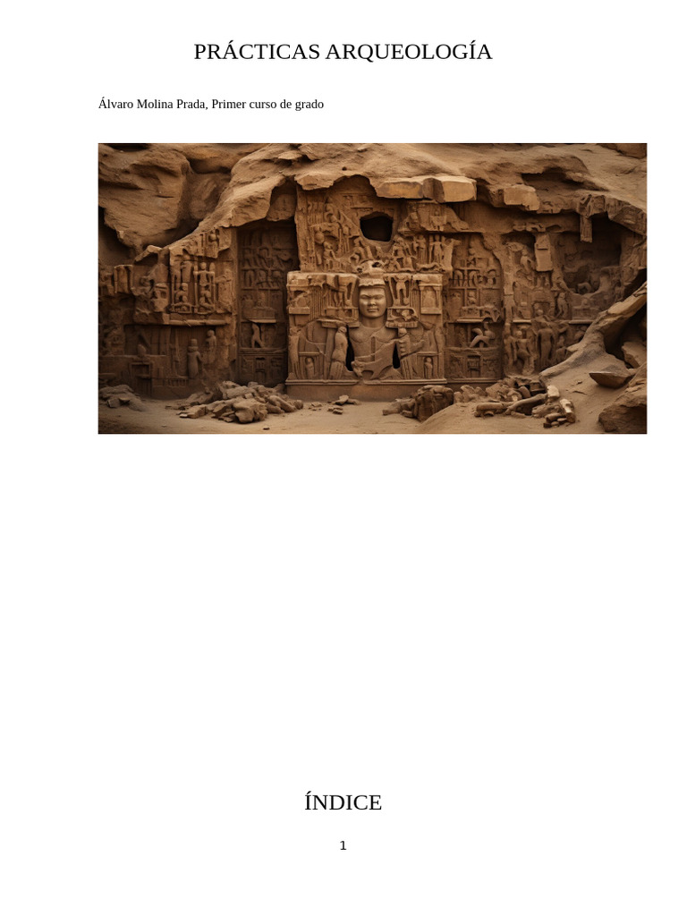 Prácticas Arqueología | PDF