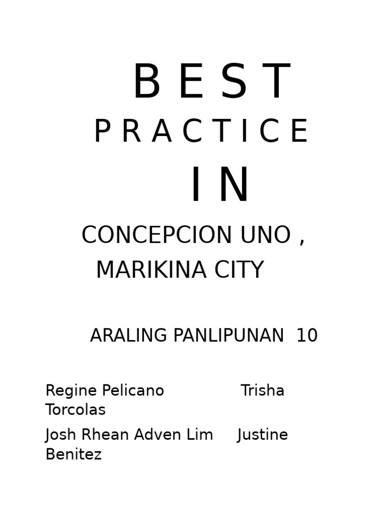 Best IN: Practice | PDF
