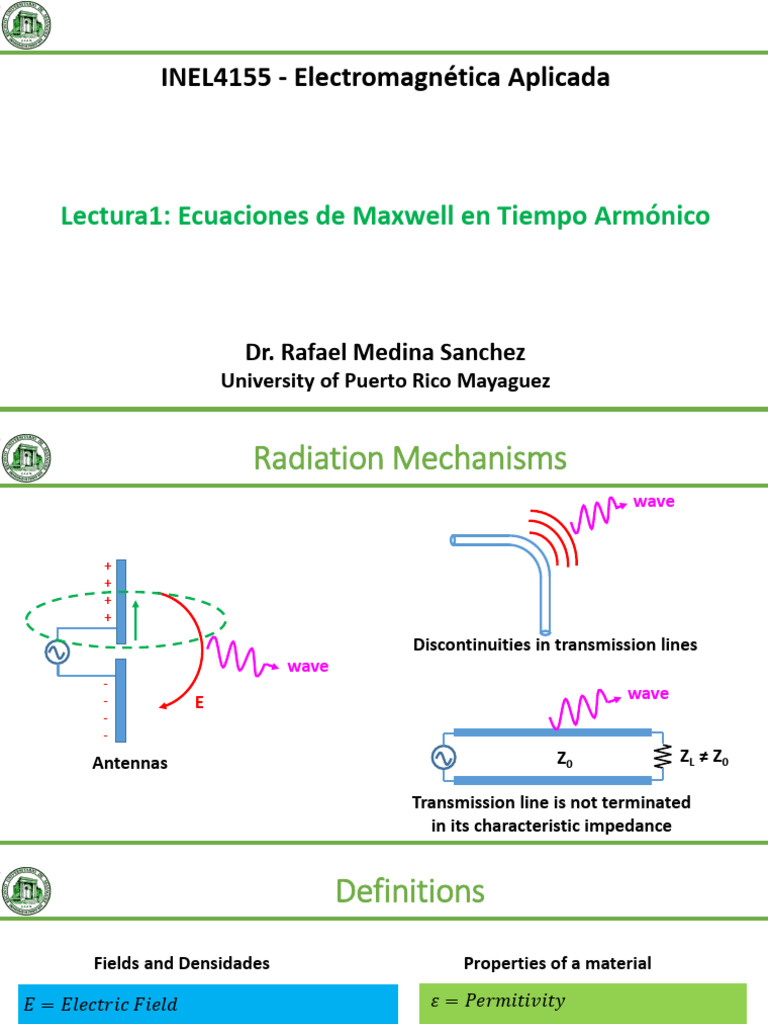 Review Of Maxwell Equations Pdf