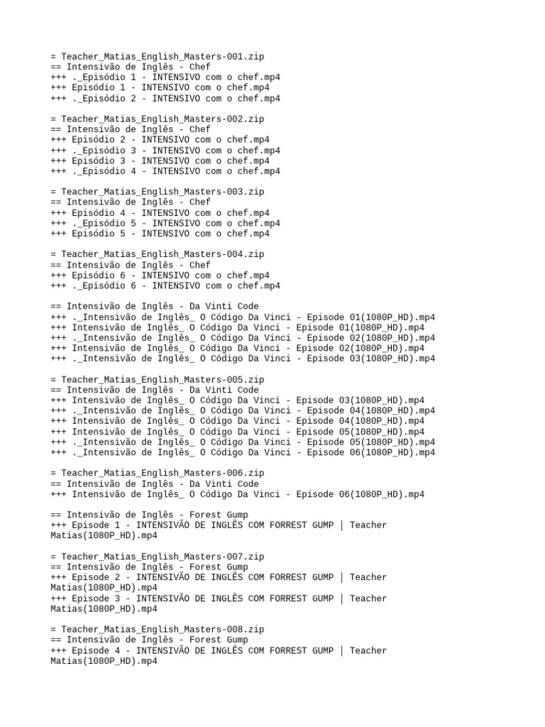 Teacher Matias English Masters | PDF