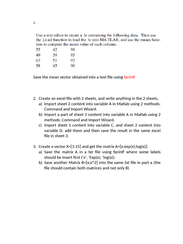 Matlab-Assignment 5 | PDF