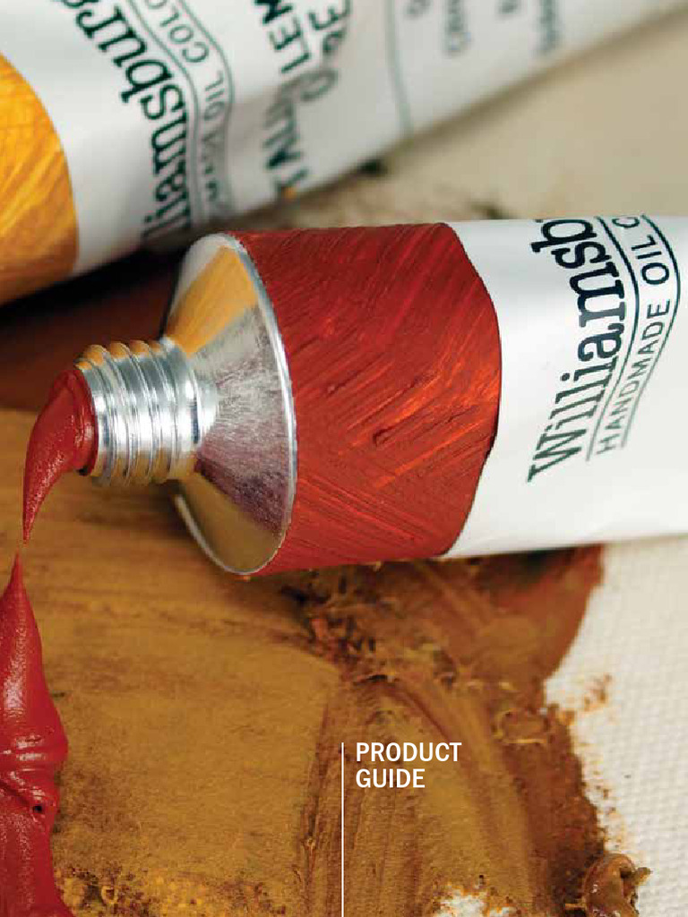 Williamsburg Oil - Product Guide and Colour Chart | PDF