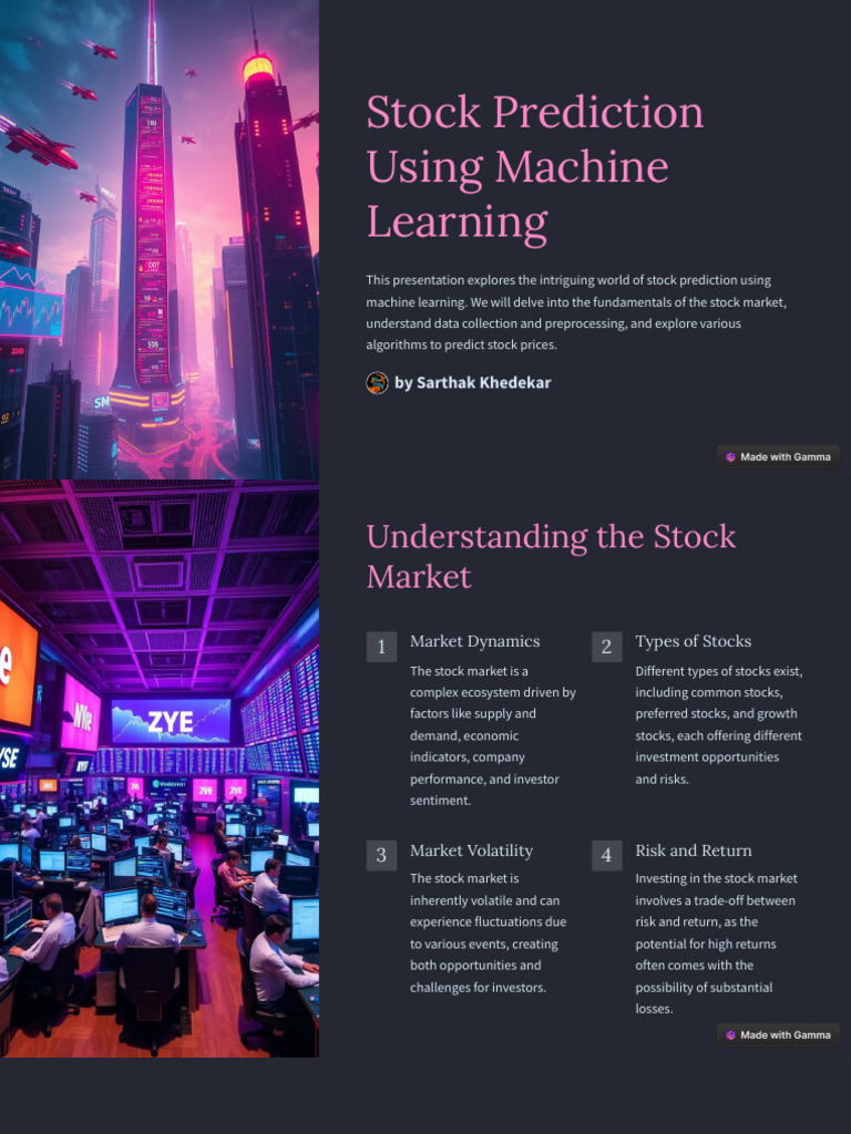 Stock-Prediction-Using-Machine-Learning | PDF Stock-Prediction-Using-Machine-Learning | PDF