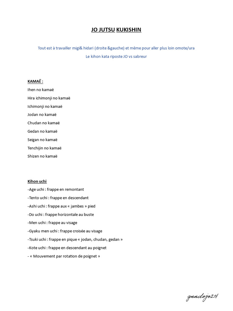 Jo Jutsu | PDF