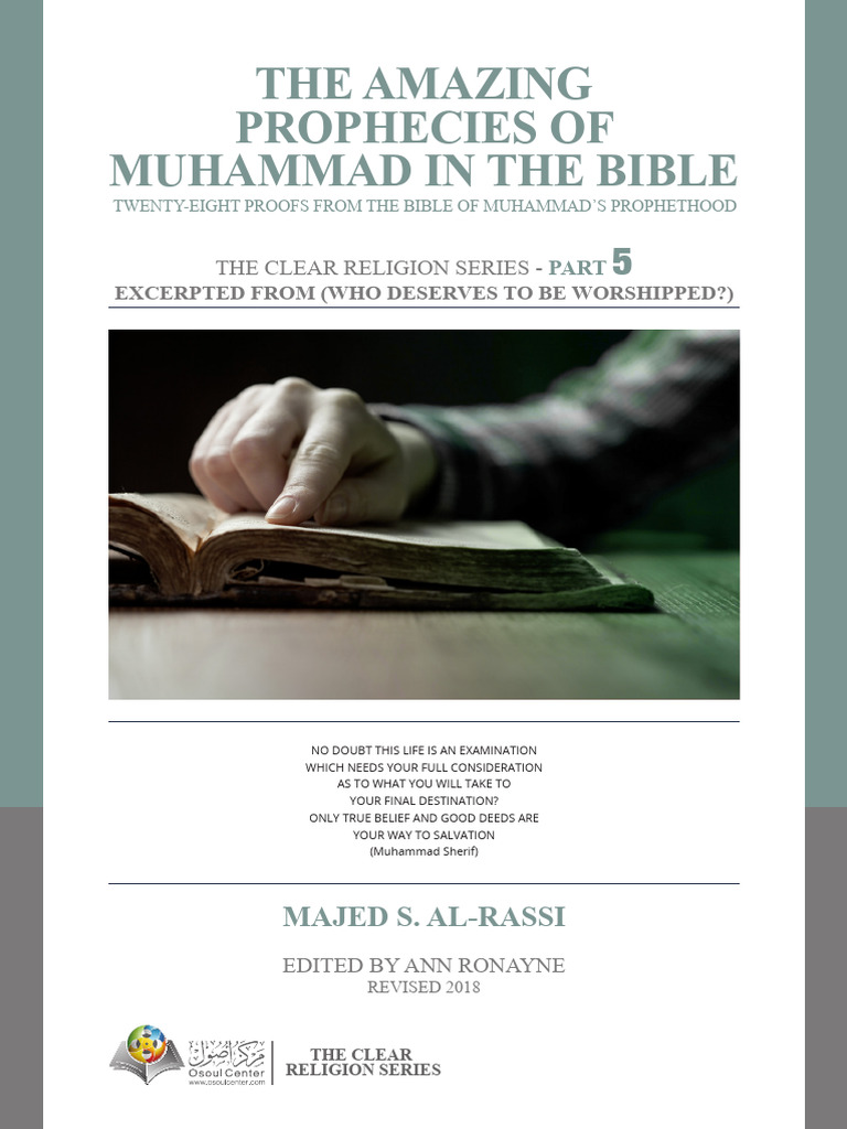 The Amazing Prophecies of Muhammad ( ) in The Bible | PDF