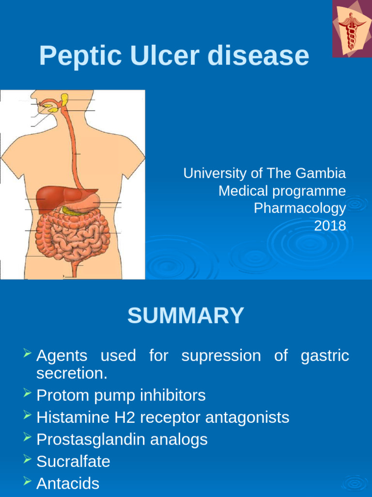 Lect 9 - Peptic Ulcer Diseases | PDF